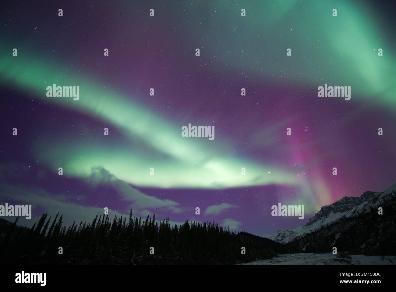 Aurora Borealis Finland Stock Photo - Alamy