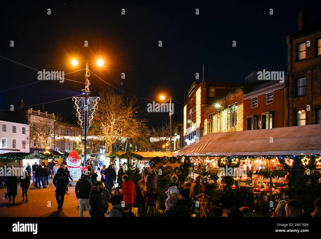 Carlisle Christmas Market 2022: 3 December 2022 Stock Photo - Alamy
