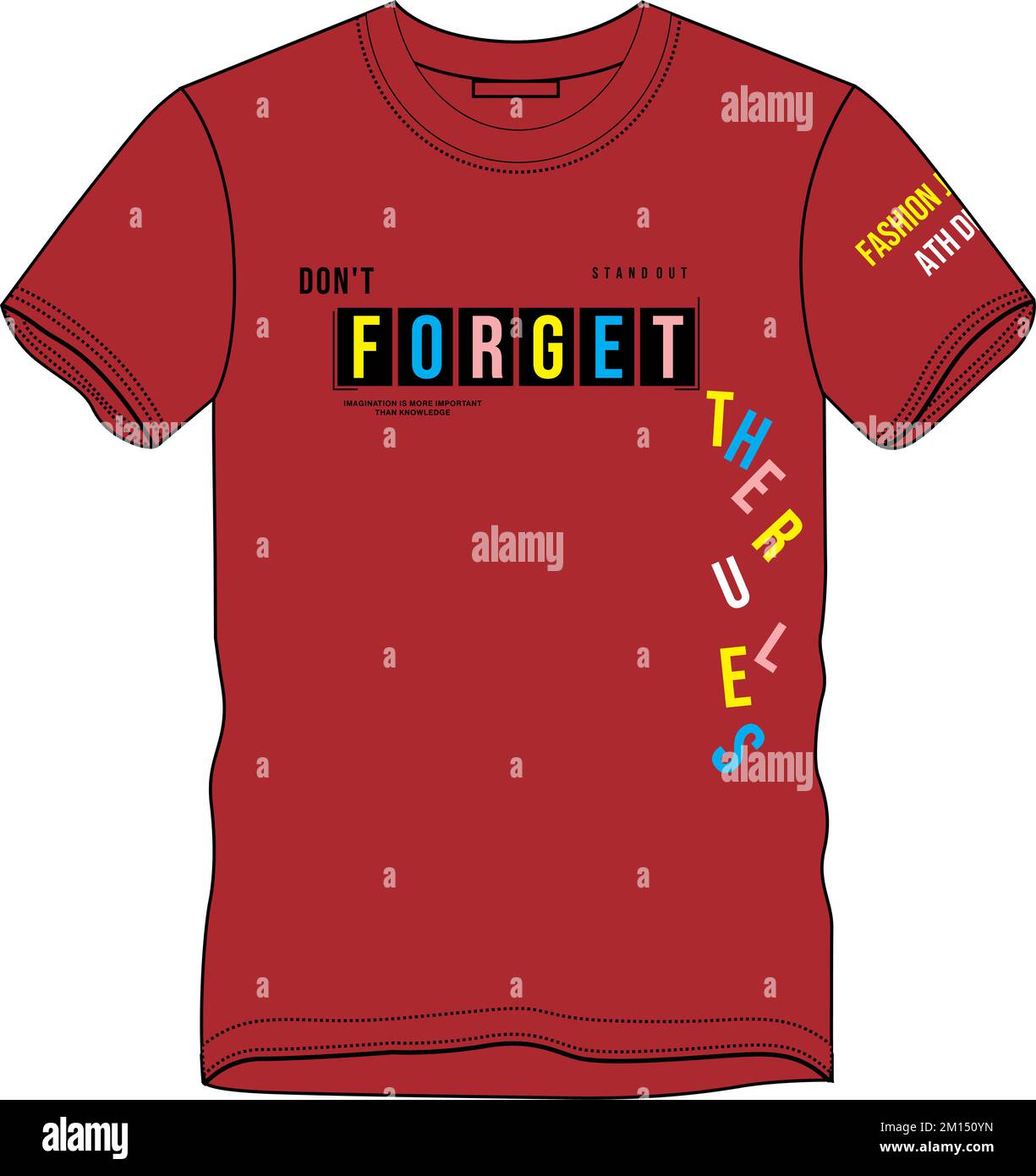 T Shirt and apparel design with grunge effect and textured lettering ...