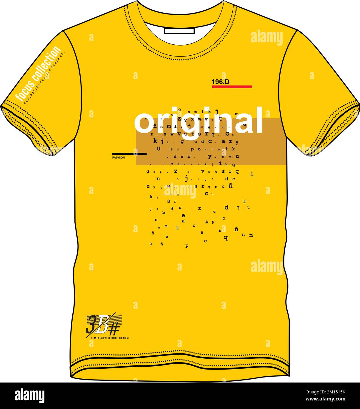 T Shirt and apparel design with grunge effect and textured lettering ...