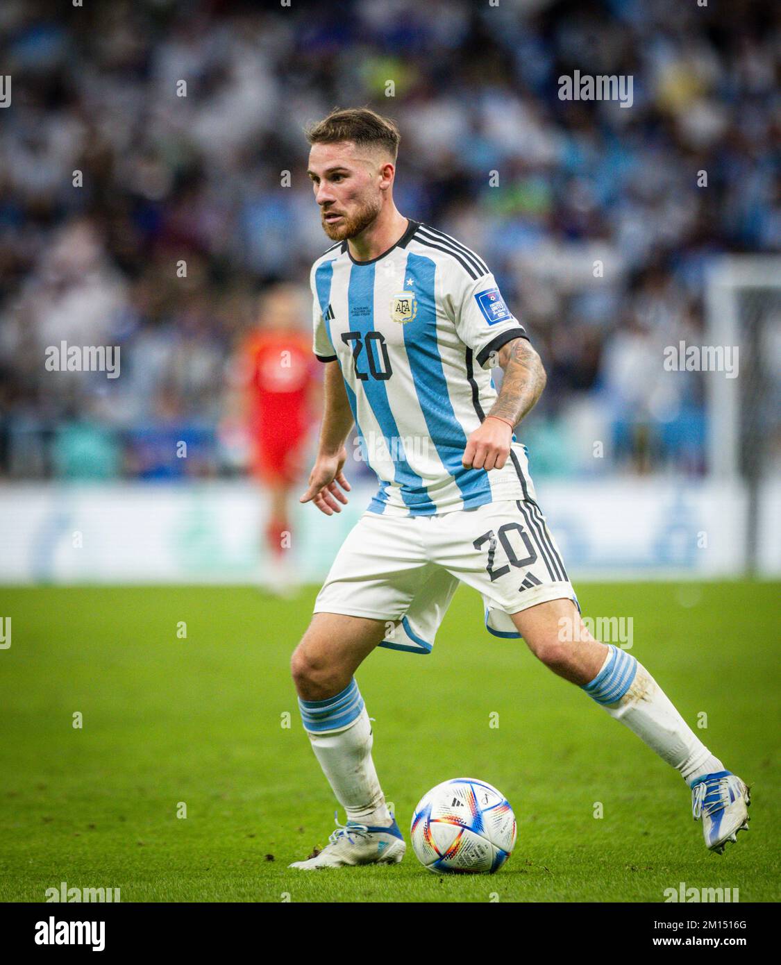 Doha, Qatar. 9th Dec, 2022. Alexis Mac Allister (Arg) Netherlands ...