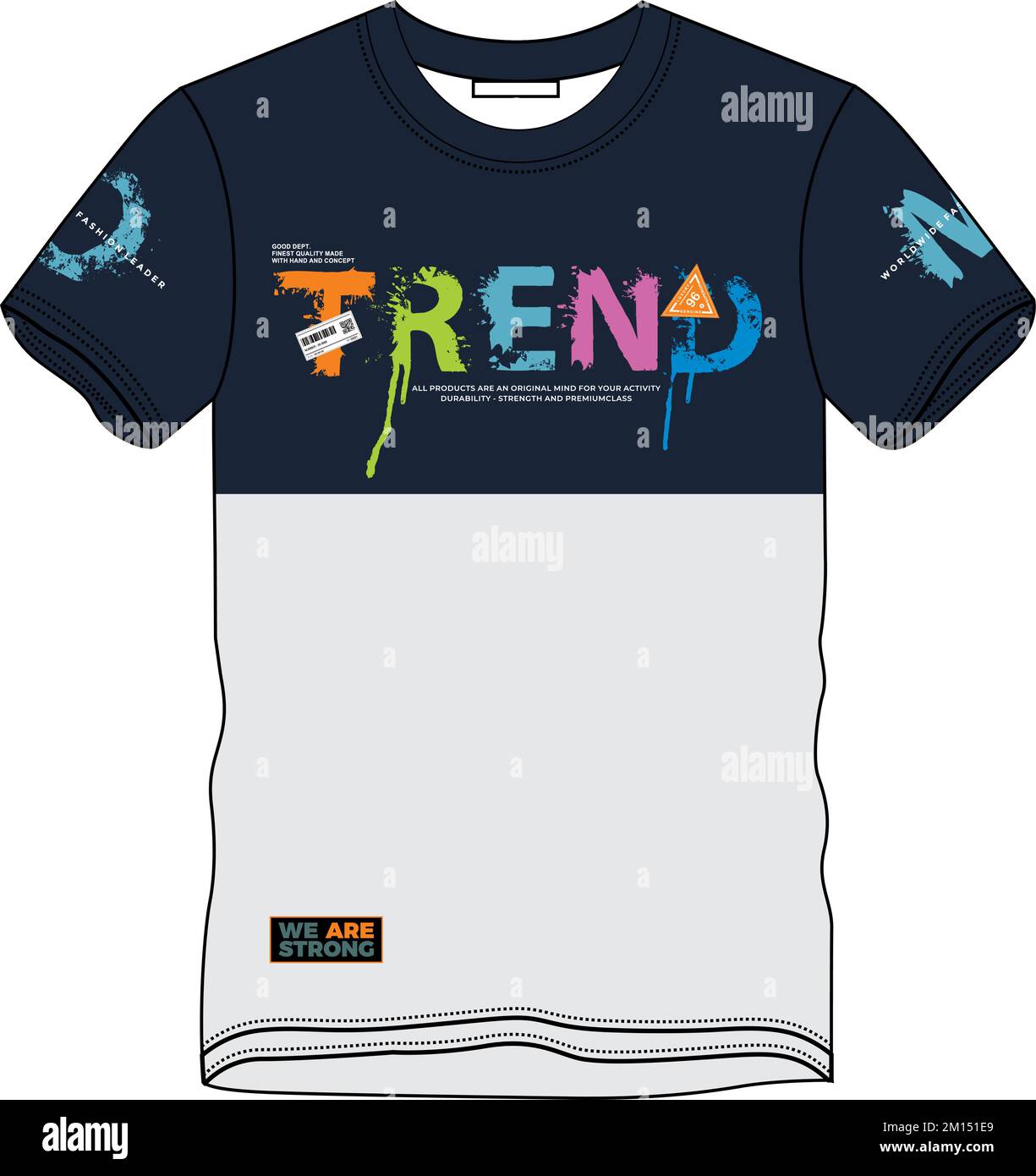 T Shirt and apparel design with grunge effect and textured lettering ...