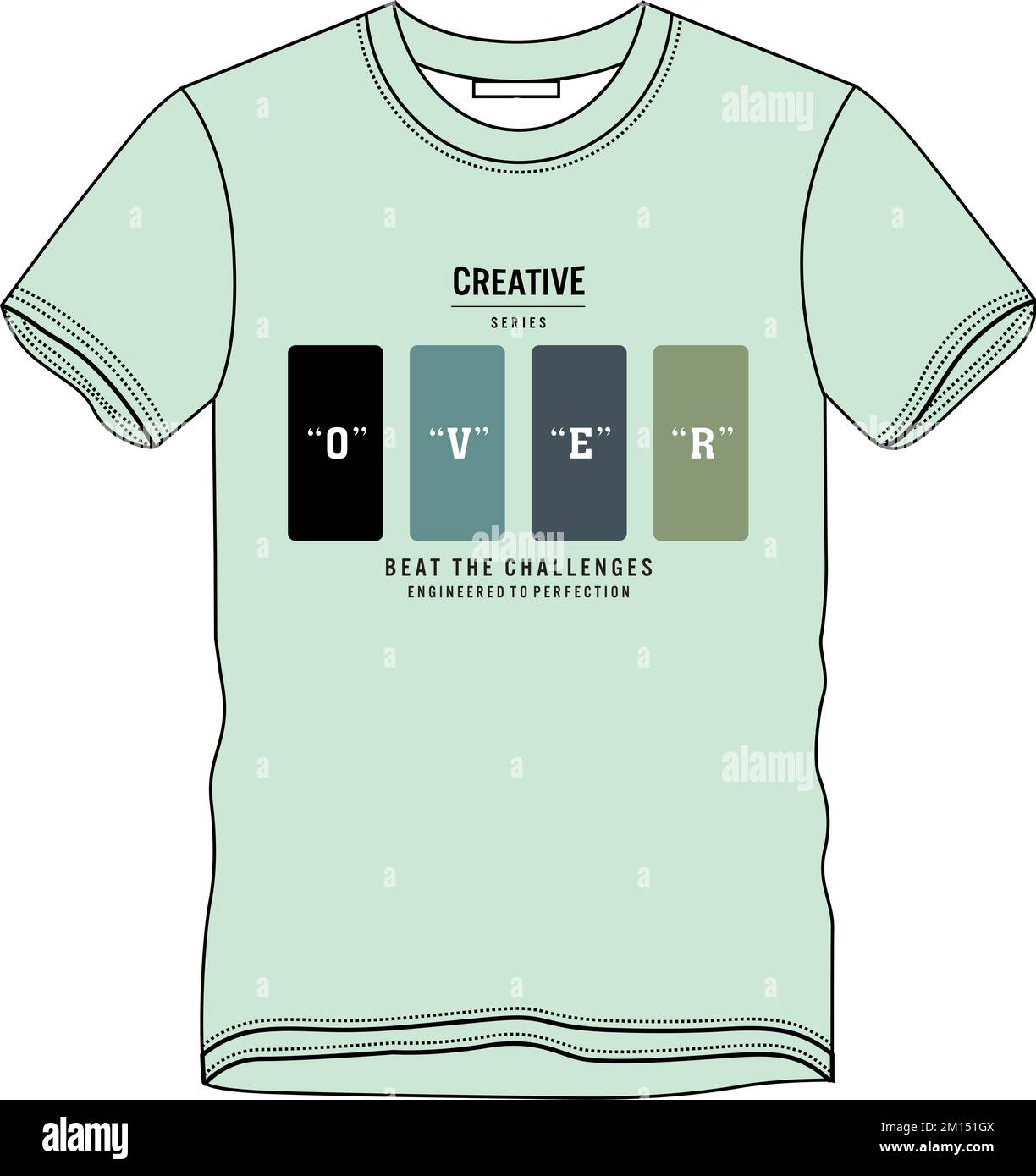 T Shirt and apparel design with grunge effect and textured lettering ...