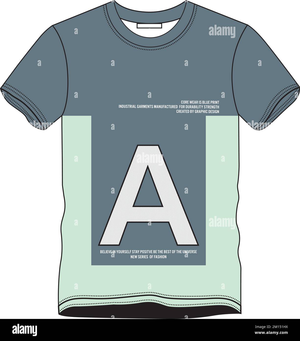 T Shirt and apparel design with grunge effect and textured lettering ...