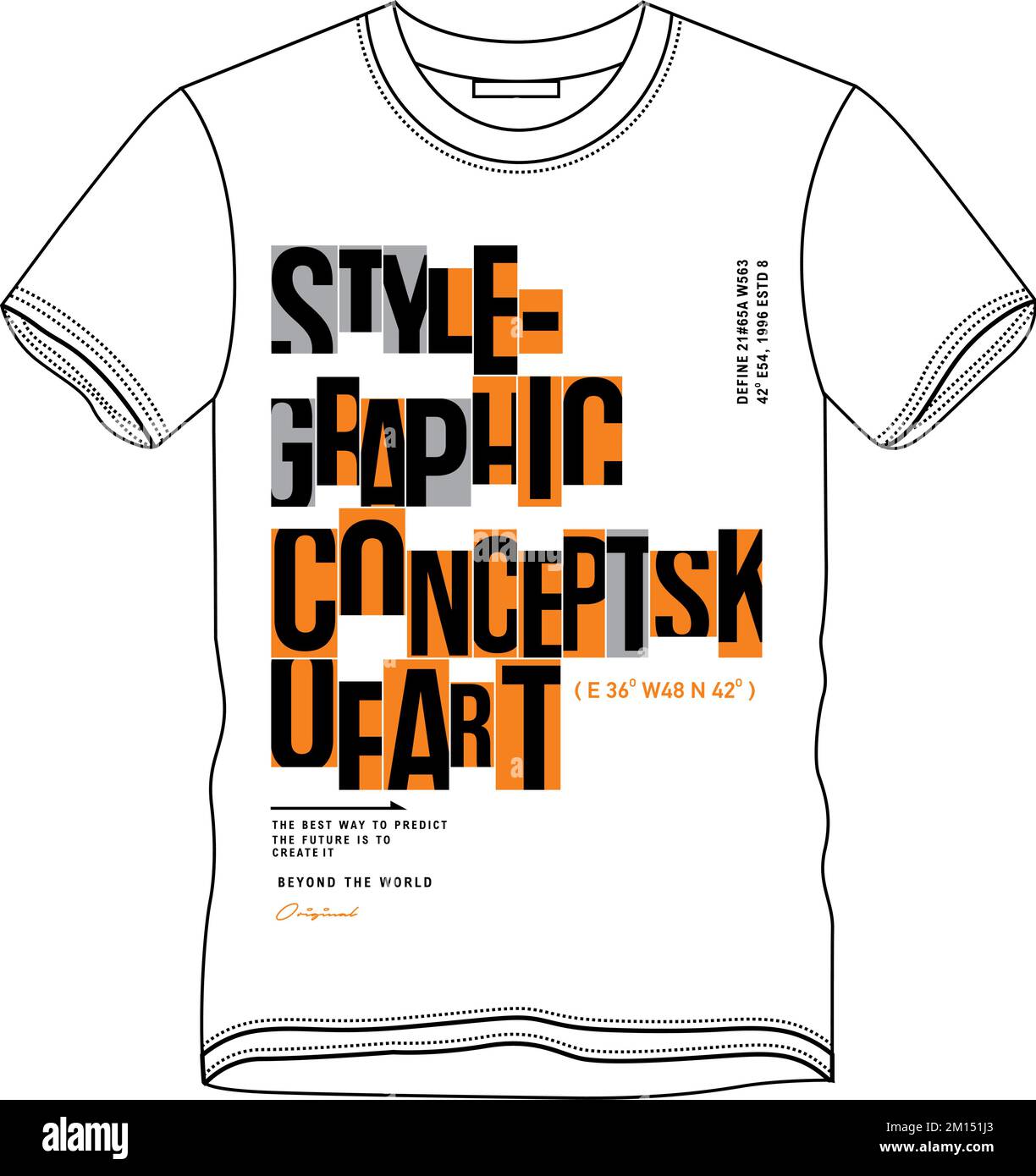 T Shirt and apparel design with grunge effect and textured lettering ...