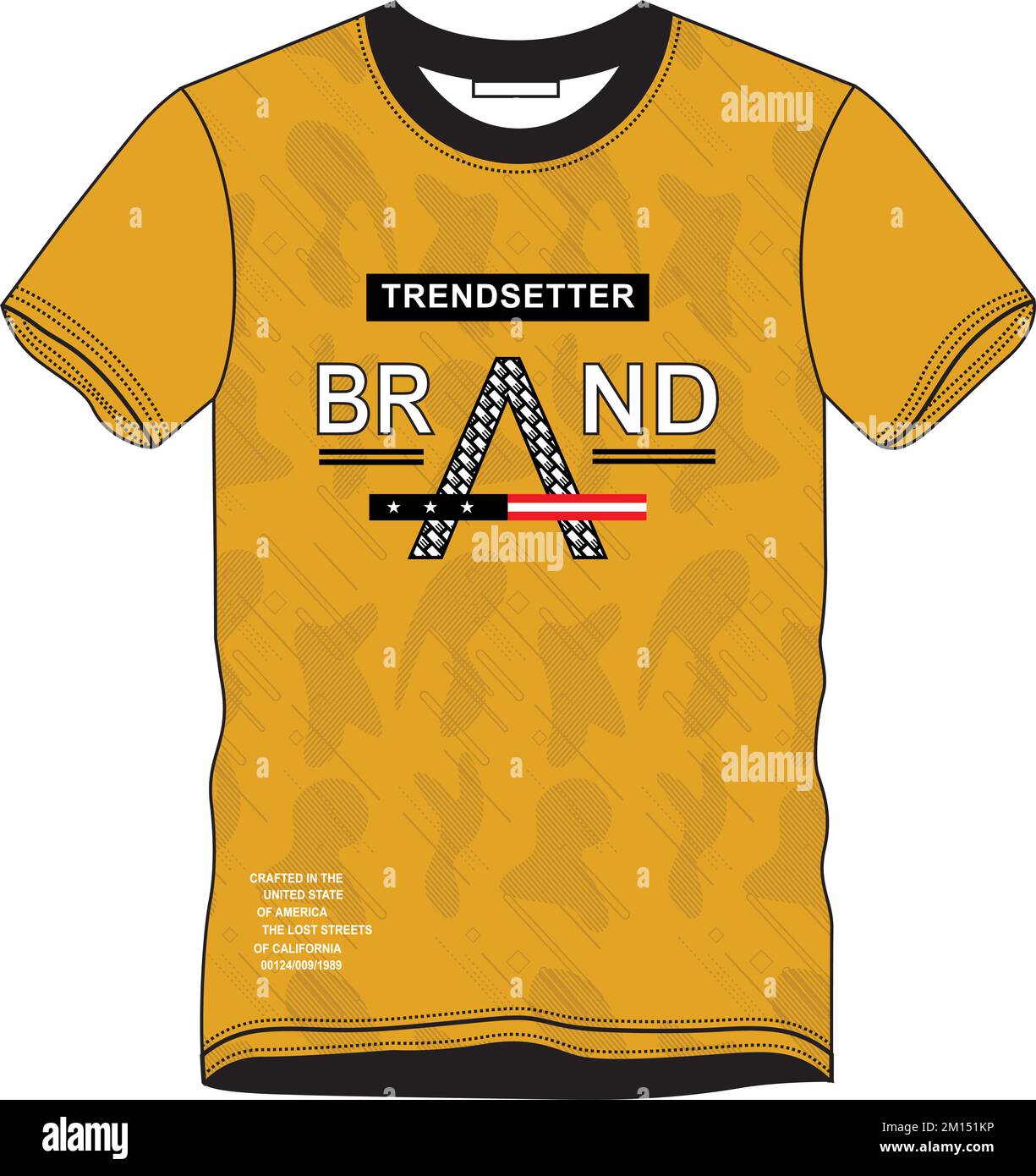 T Shirt and apparel design with grunge effect and textured lettering ...