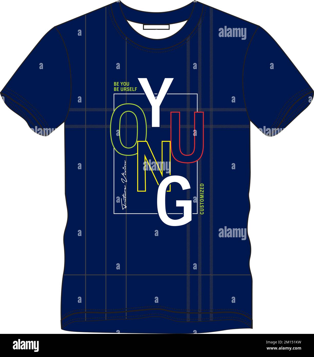 T Shirt and apparel design with grunge effect and textured lettering ...