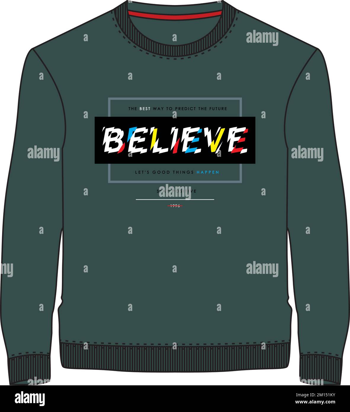 T Shirt and apparel design with grunge effect and textured lettering ...