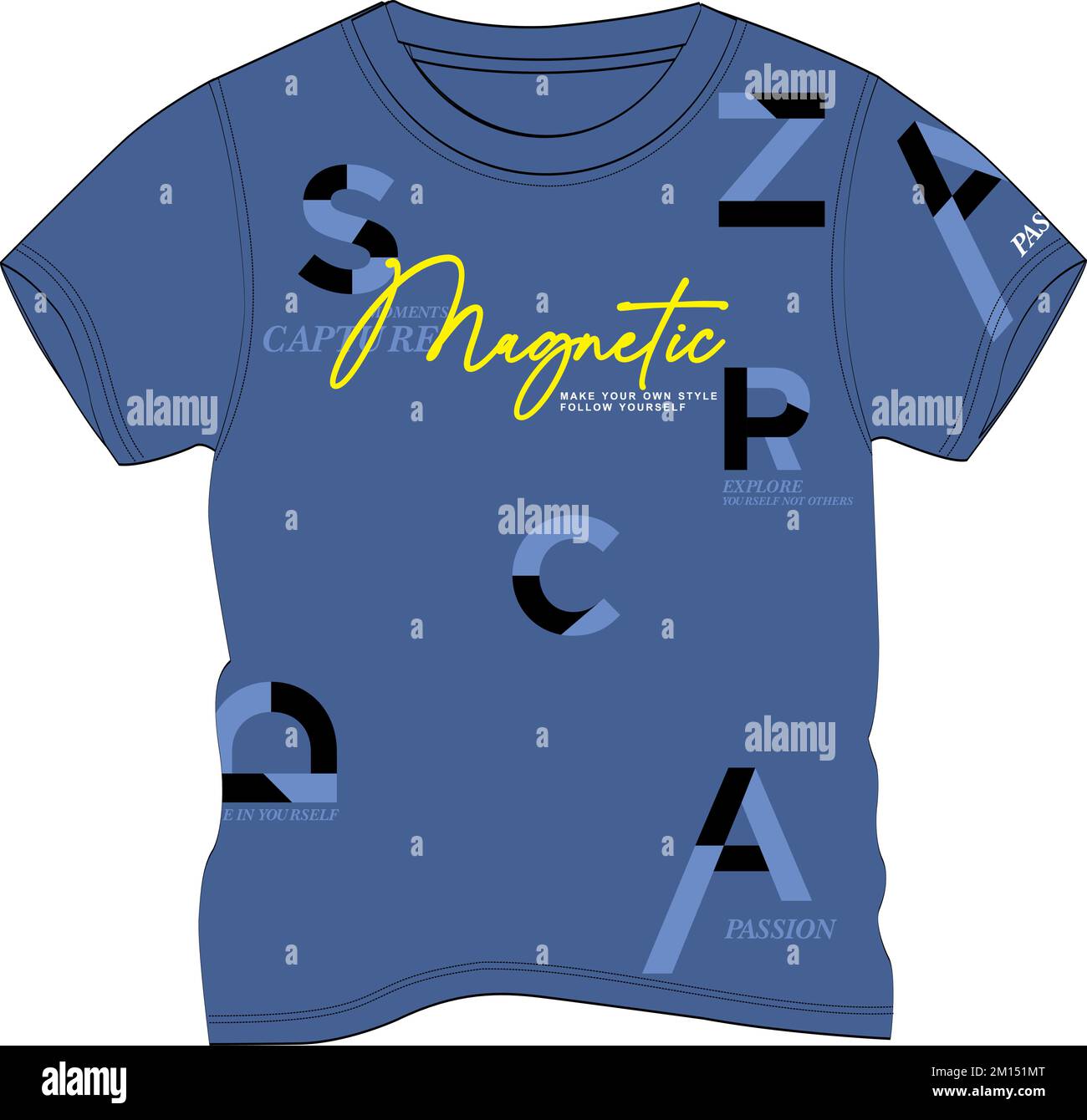 T Shirt and apparel design with grunge effect and textured lettering ...