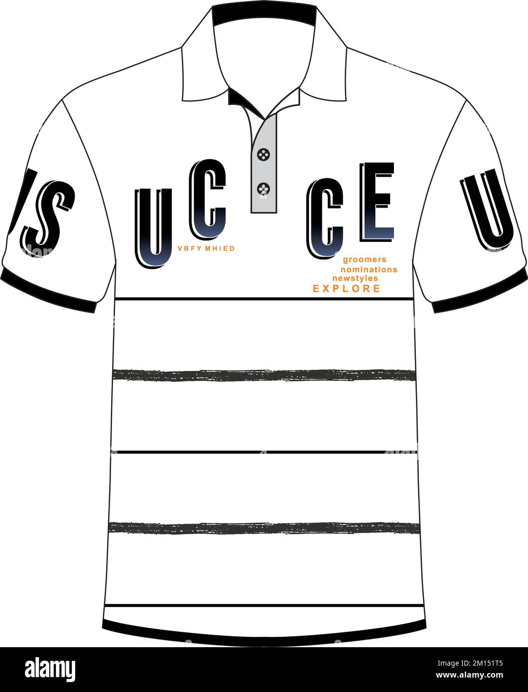 T Shirt and apparel design with grunge effect and textured lettering ...