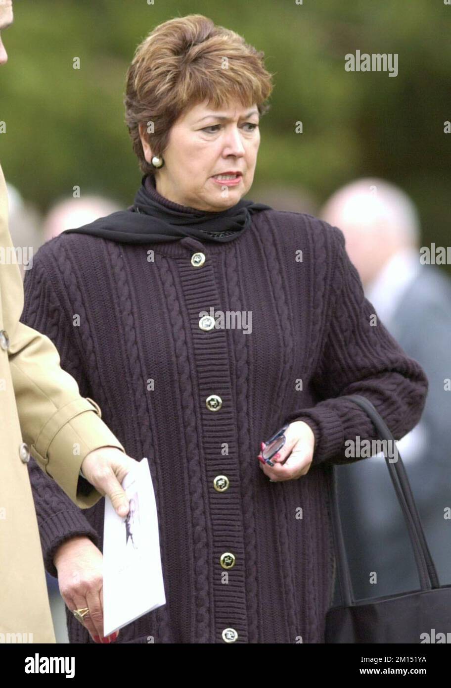 File photo dated 20/04/2001 of Ruth Madoc arriving at the parish church ...