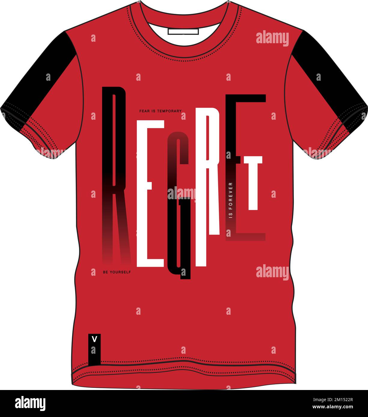 T Shirt and apparel design with grunge effect and textured lettering ...