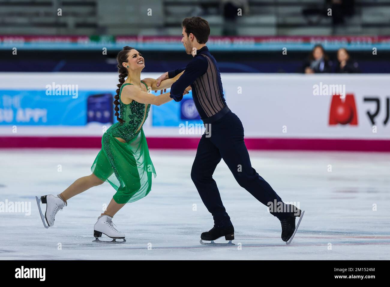 Turin, Italy. 09th Dec, 2022. Laurence Fournier Beaudry and Nikolaj ...