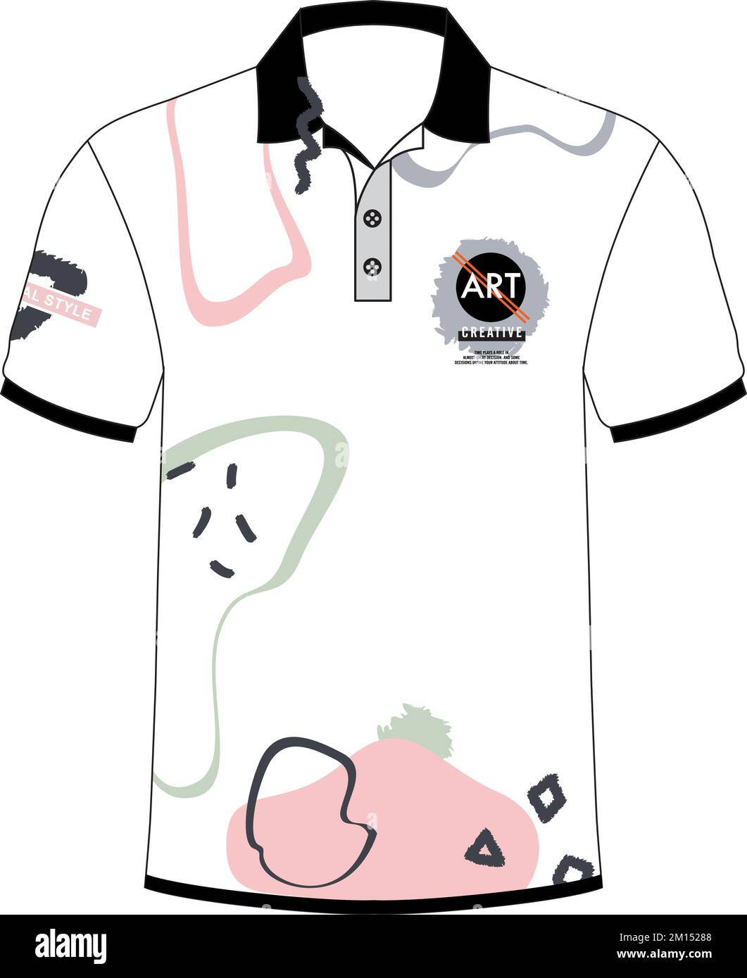 T Shirt and apparel design with grunge effect and textured lettering ...