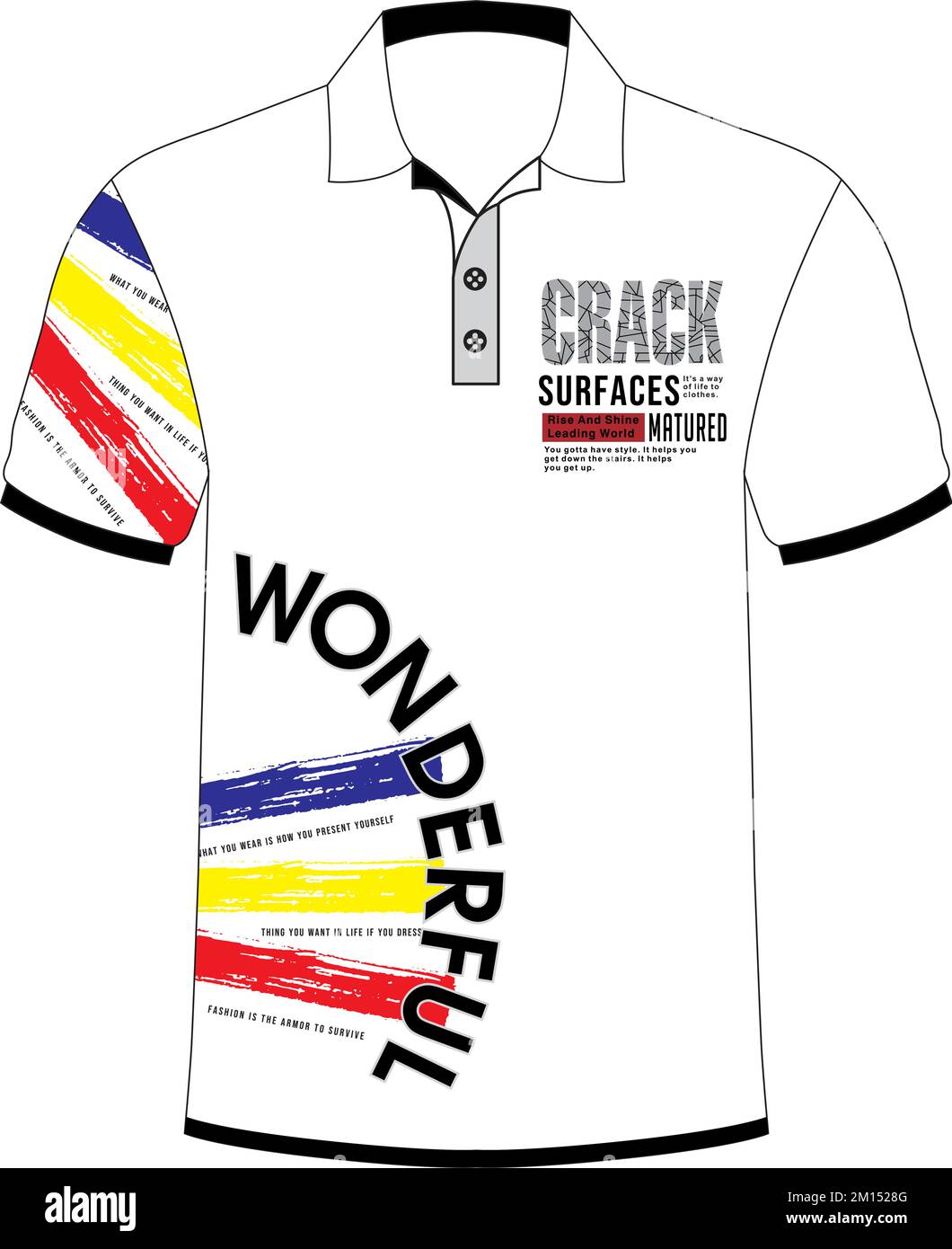 T Shirt and apparel design with grunge effect and textured lettering ...