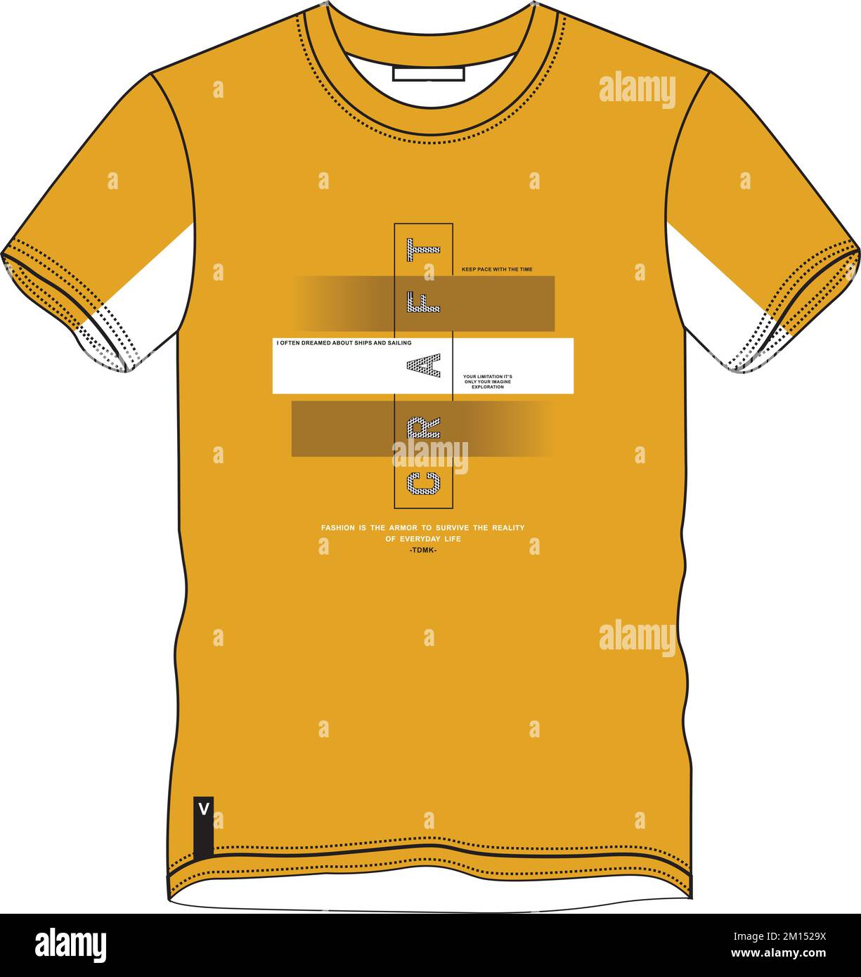 T Shirt and apparel design with grunge effect and textured lettering ...