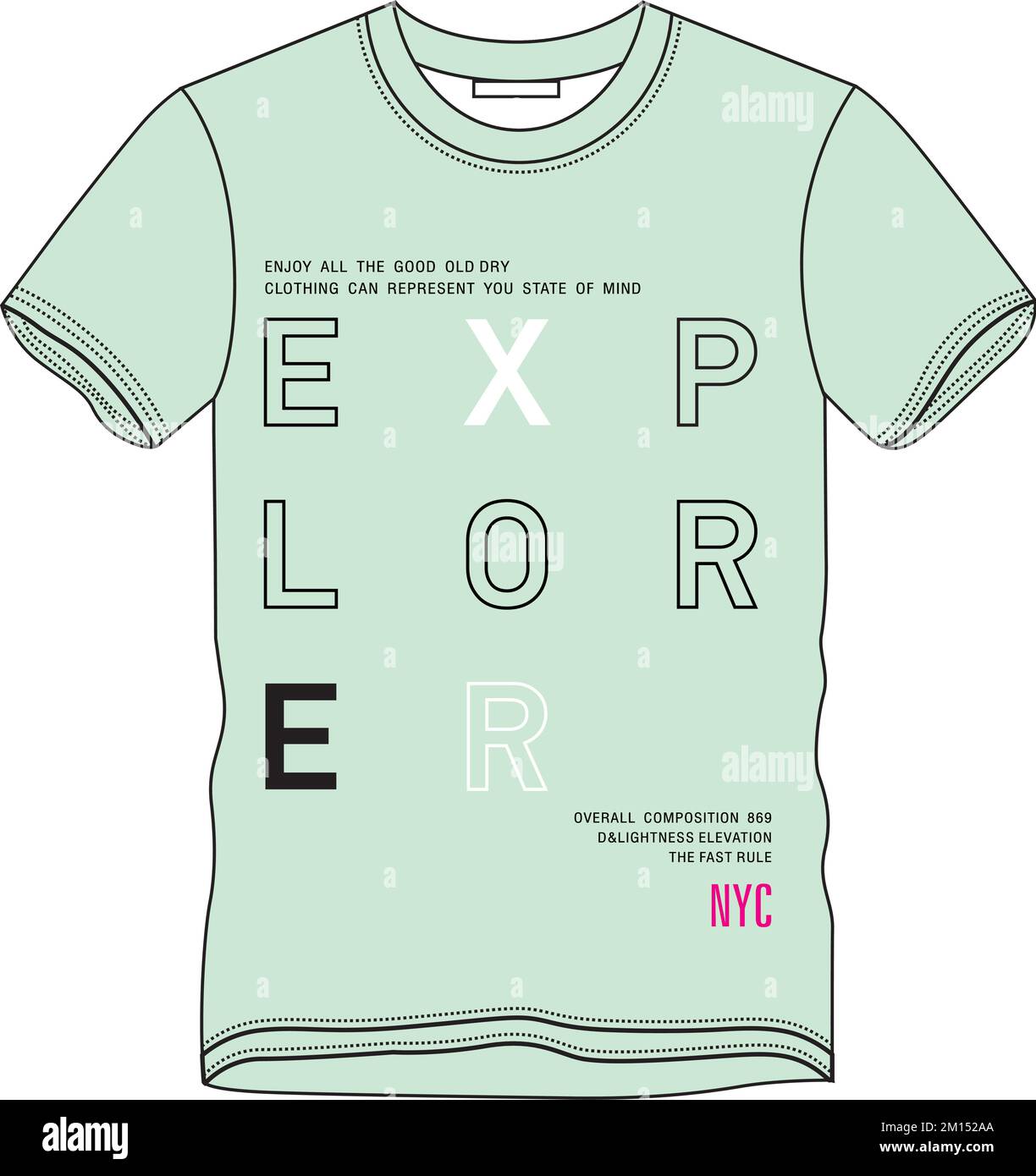 T Shirt and apparel design with grunge effect and textured lettering ...