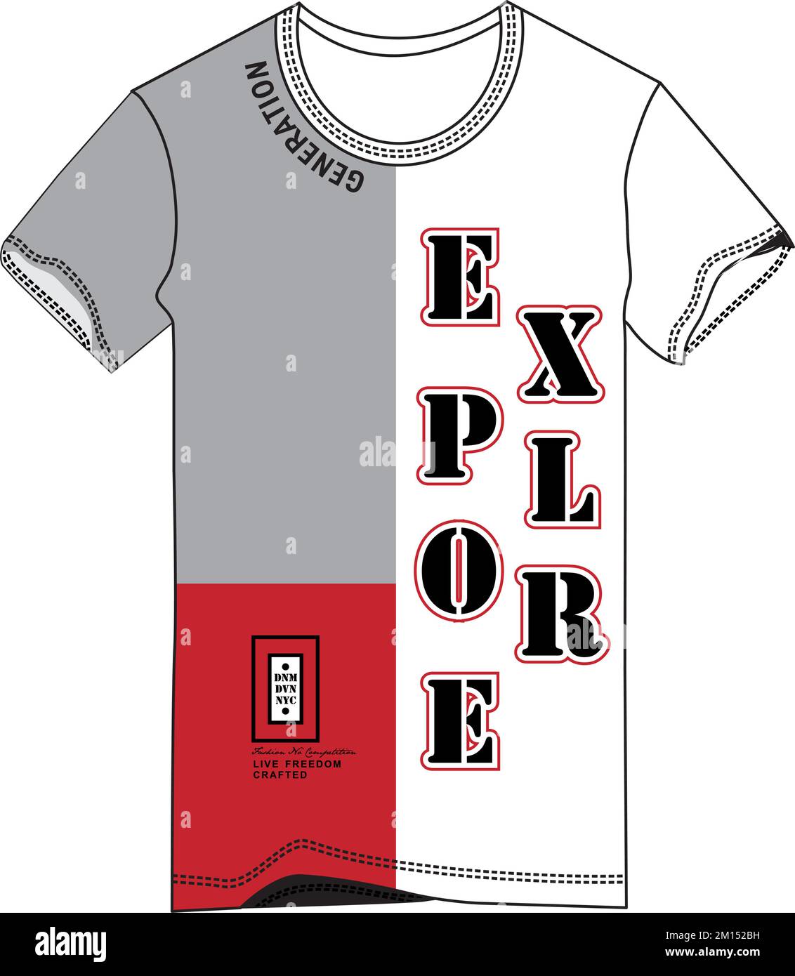 T Shirt and apparel design with grunge effect and textured lettering ...