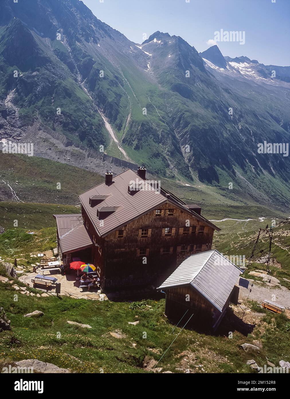 The image is of the Austrian Alpine Club OeAV Sektion Warnsdorf-Krimml ...