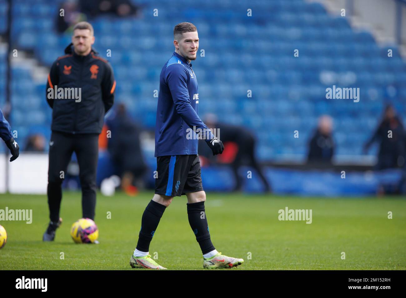 Rangers Ryan Kent before the friendly match at the Ibrox Stadium ...