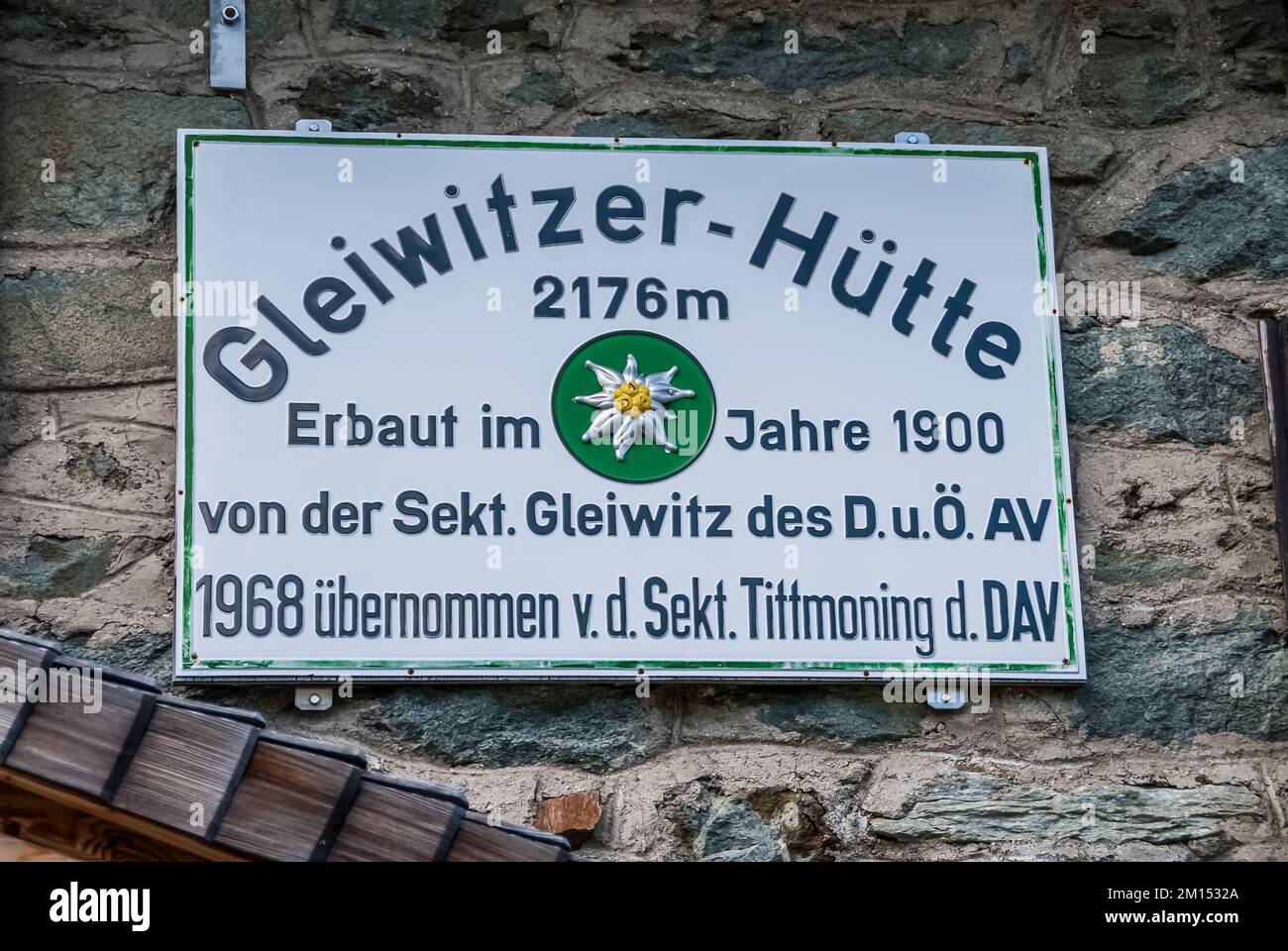 The image is of the German Alpine Club DAV Sektion Tittmoning owned ...