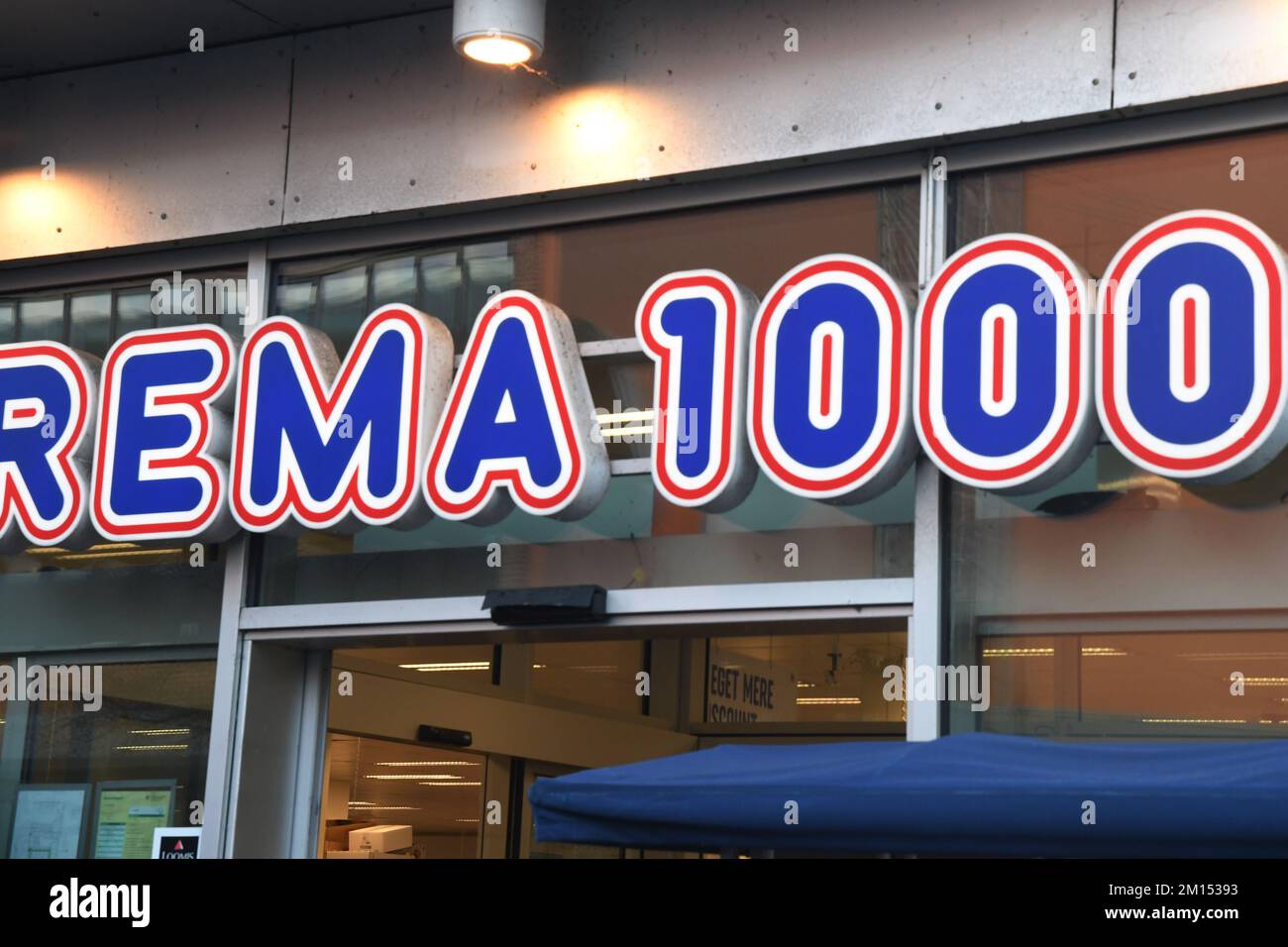 Copenhagen/Denmark/10 December 2022/Rema1000 grocery store danish ...