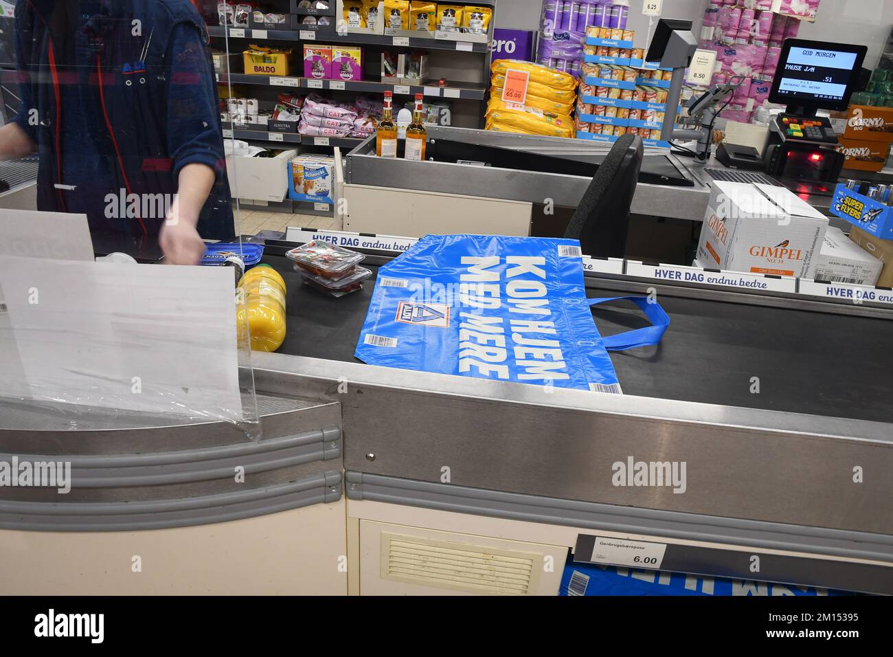 Copenhagen/Denmark/10 December 2022/ Deutsche Aldi grocery store in ...