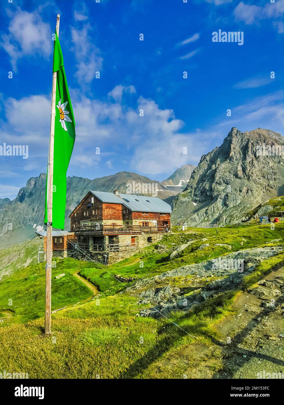 The image is of the Austrian Alpine Club OeAV Sektion Matrei owned Bonn ...