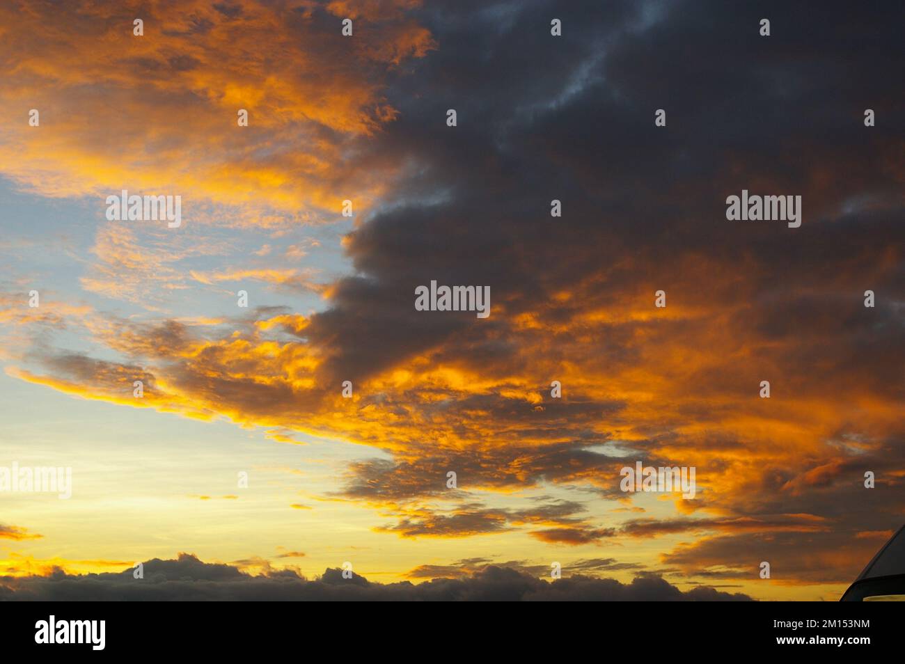 Sunset after the storm, Bora Bora, French Polynesia, Pacific Stock ...