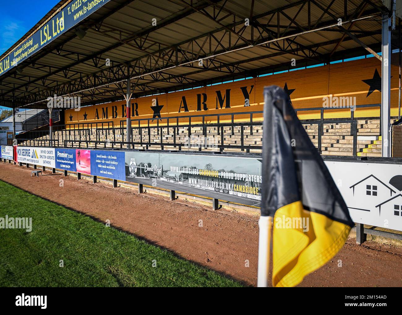 General view of Abbey Stadium during the Sky Bet League 1 match ...