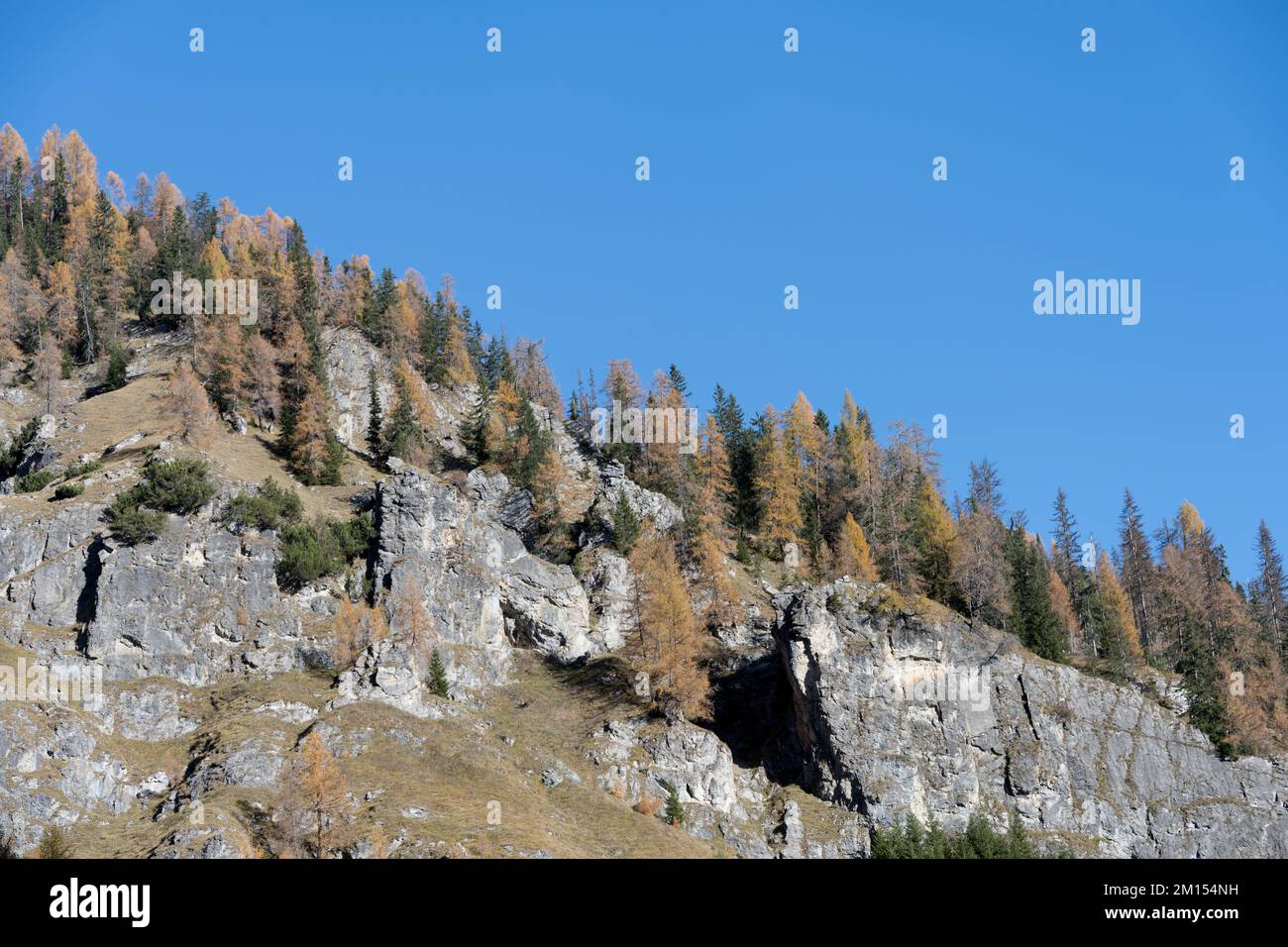Sunrise with fog in a valley of the tyrolean alps hi-res stock ...