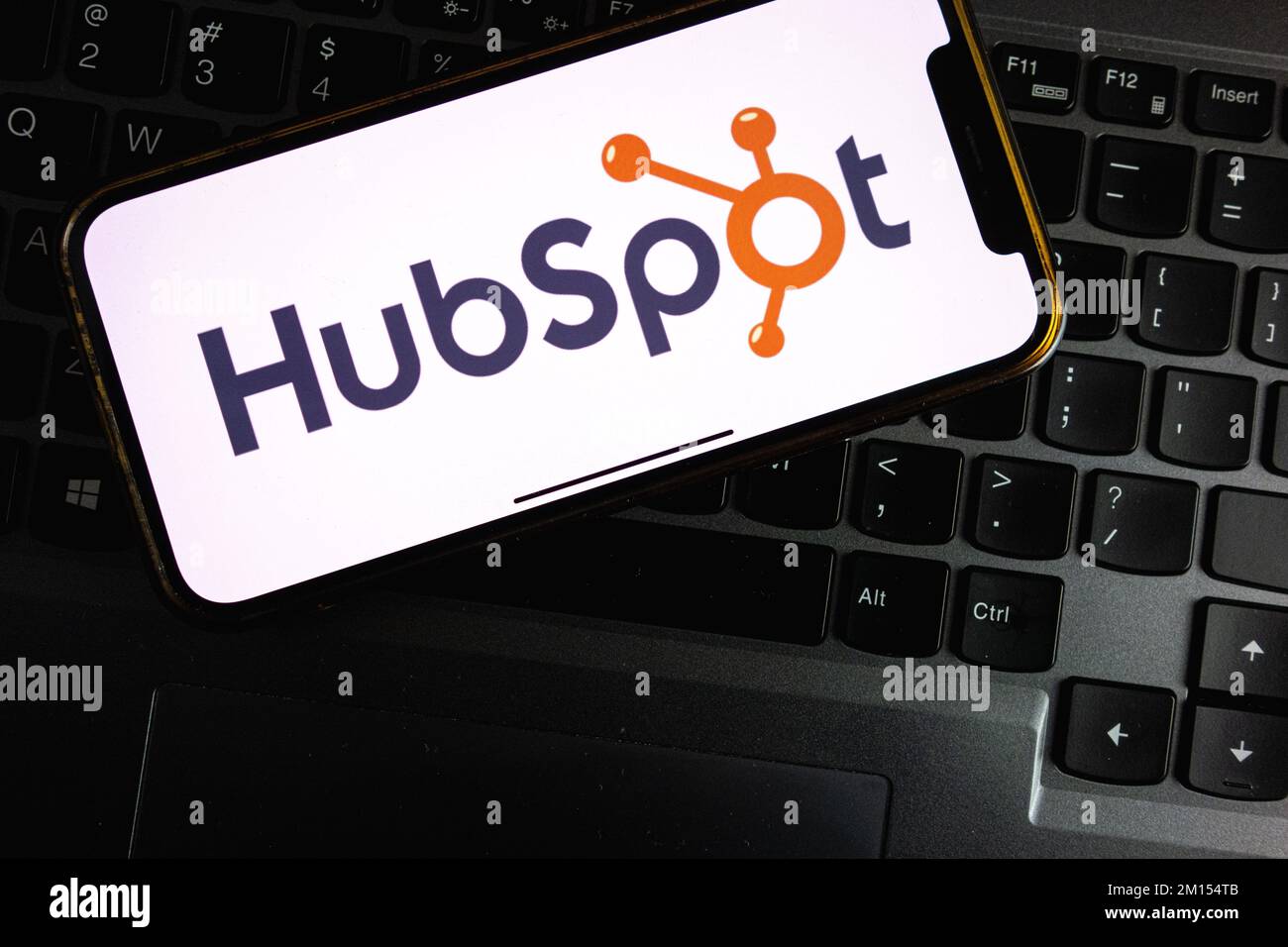 KONSKIE, POLAND - September 17, 2022: HubSpot logo displayed on ...