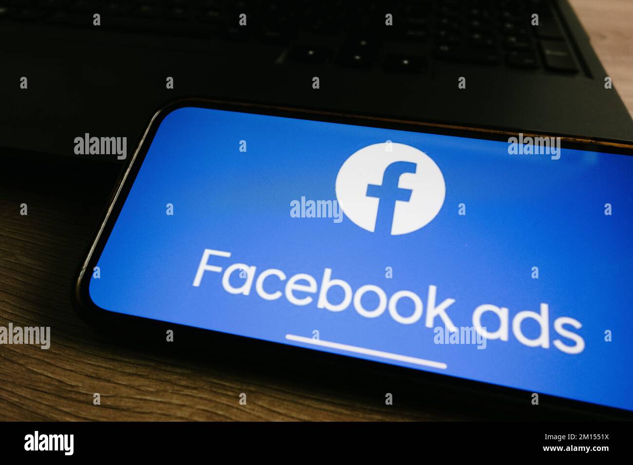 KONSKIE, POLAND - September 17, 2022: Facebook Ads logo displayed on ...
