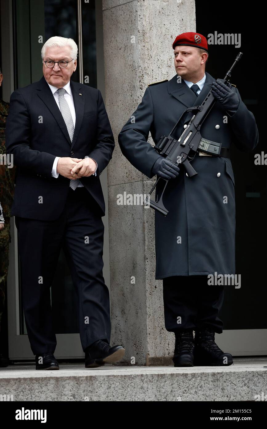10 December 2022, Brandenburg, Schwielowsee/Ot Geltow: German President ...