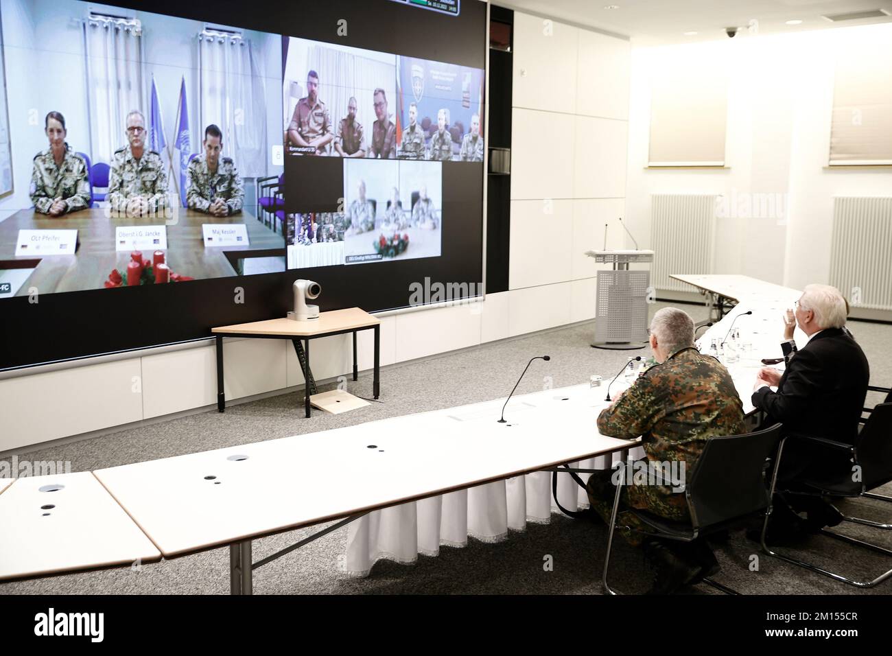 10 December 2022, Brandenburg, Schwielowsee/Ot Geltow: German President ...