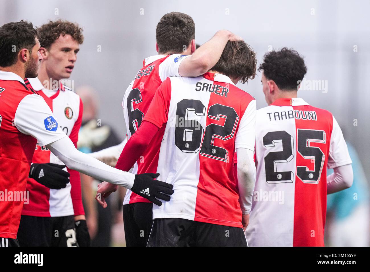 Rotterdam - Leo Sauer of Feyenoord celebrates the 2-0 during the match ...