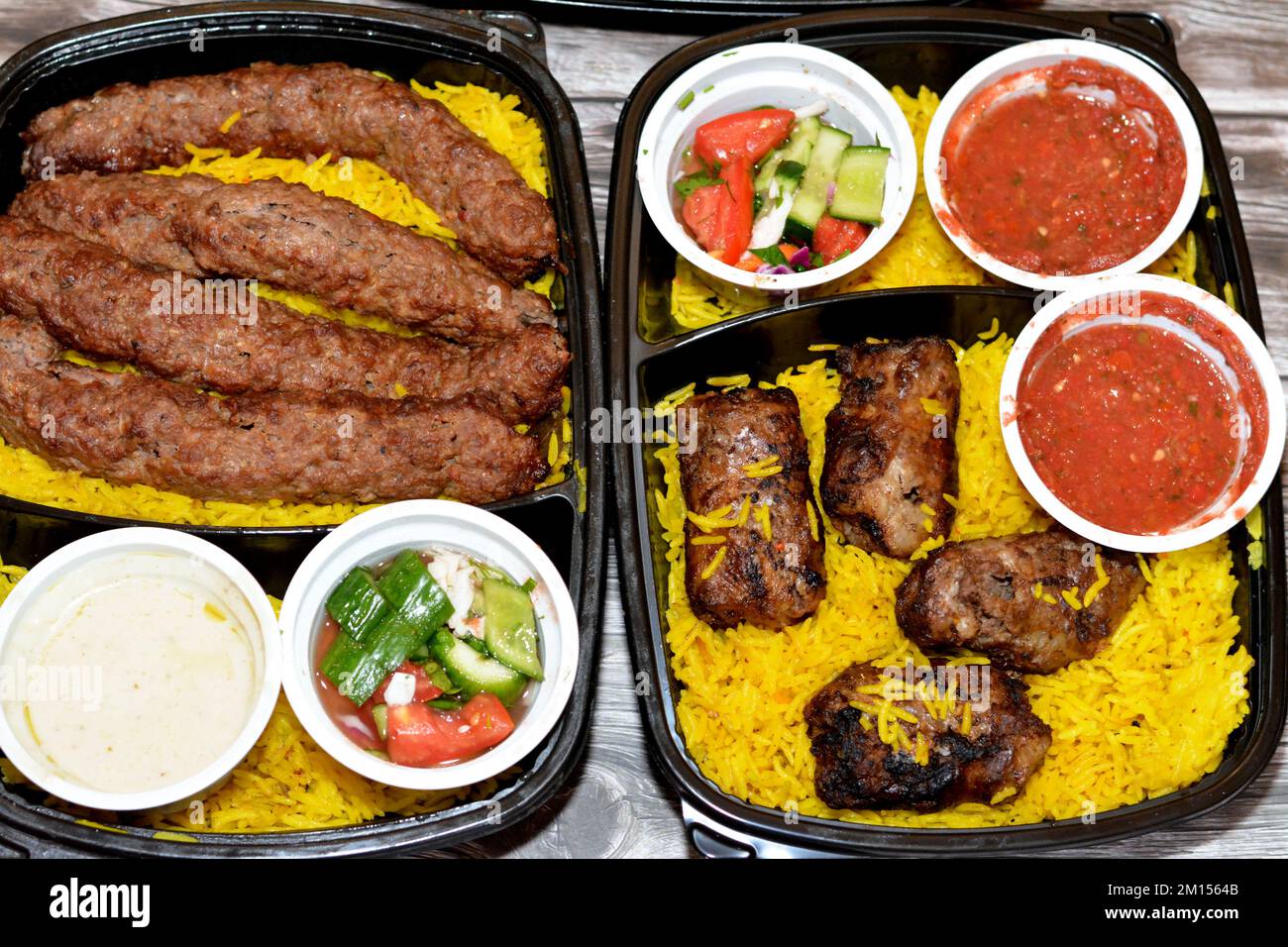 Arabic cuisine traditional food beef Kofta, kebab and tarb kofta shish ...