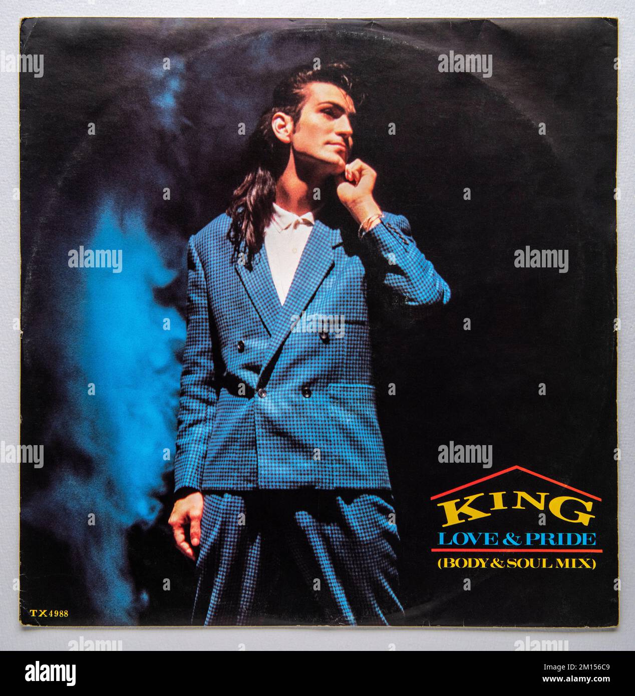 Picture cover of the 12 inch single version of Love & Pride by King, which was released in 1984 ...