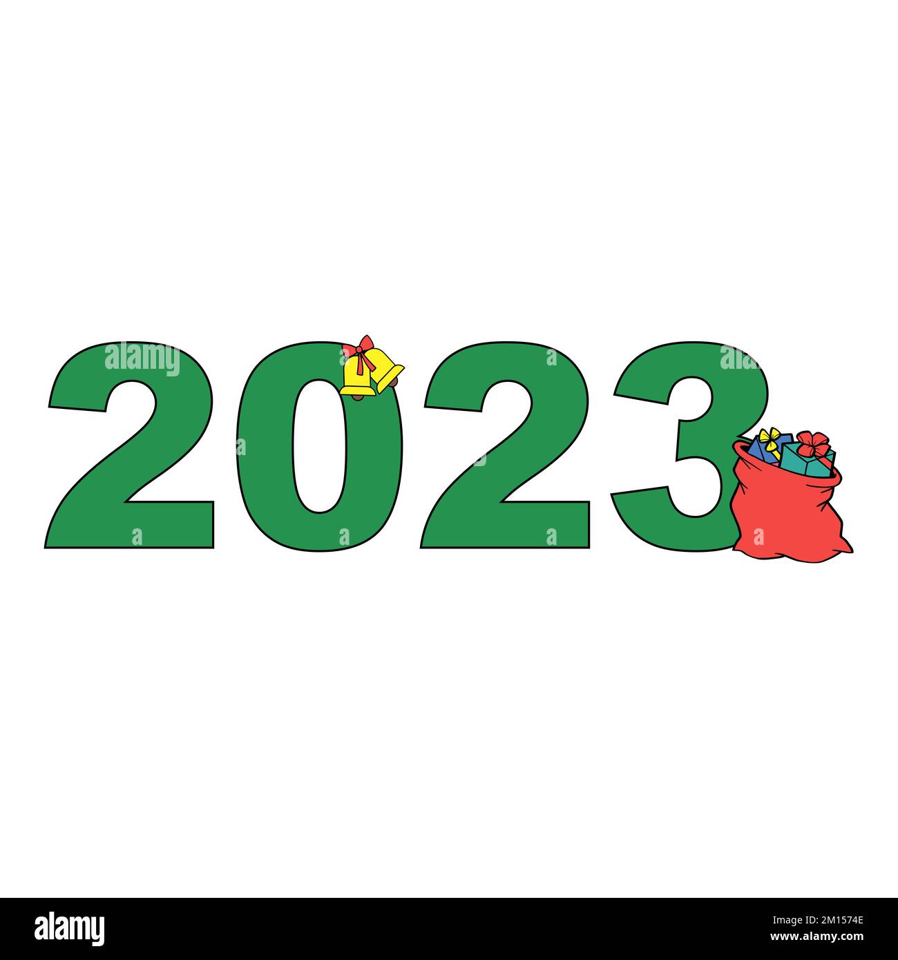 Jingle bells cartoon hi-res stock photography and images - Alamy