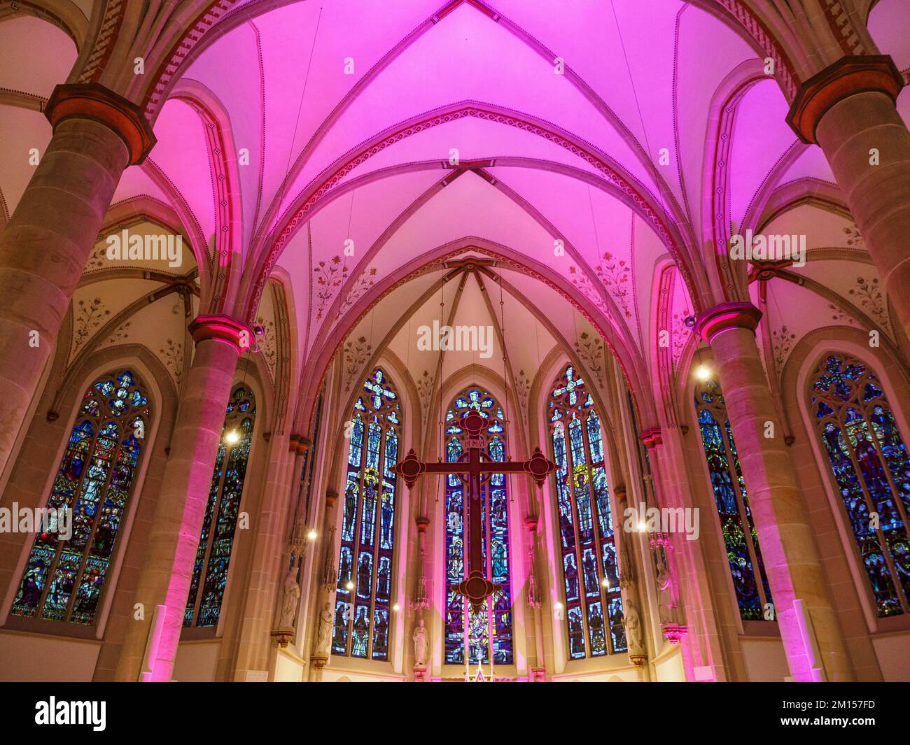 christmas market in a small village in germany Stock Photo - Alamy