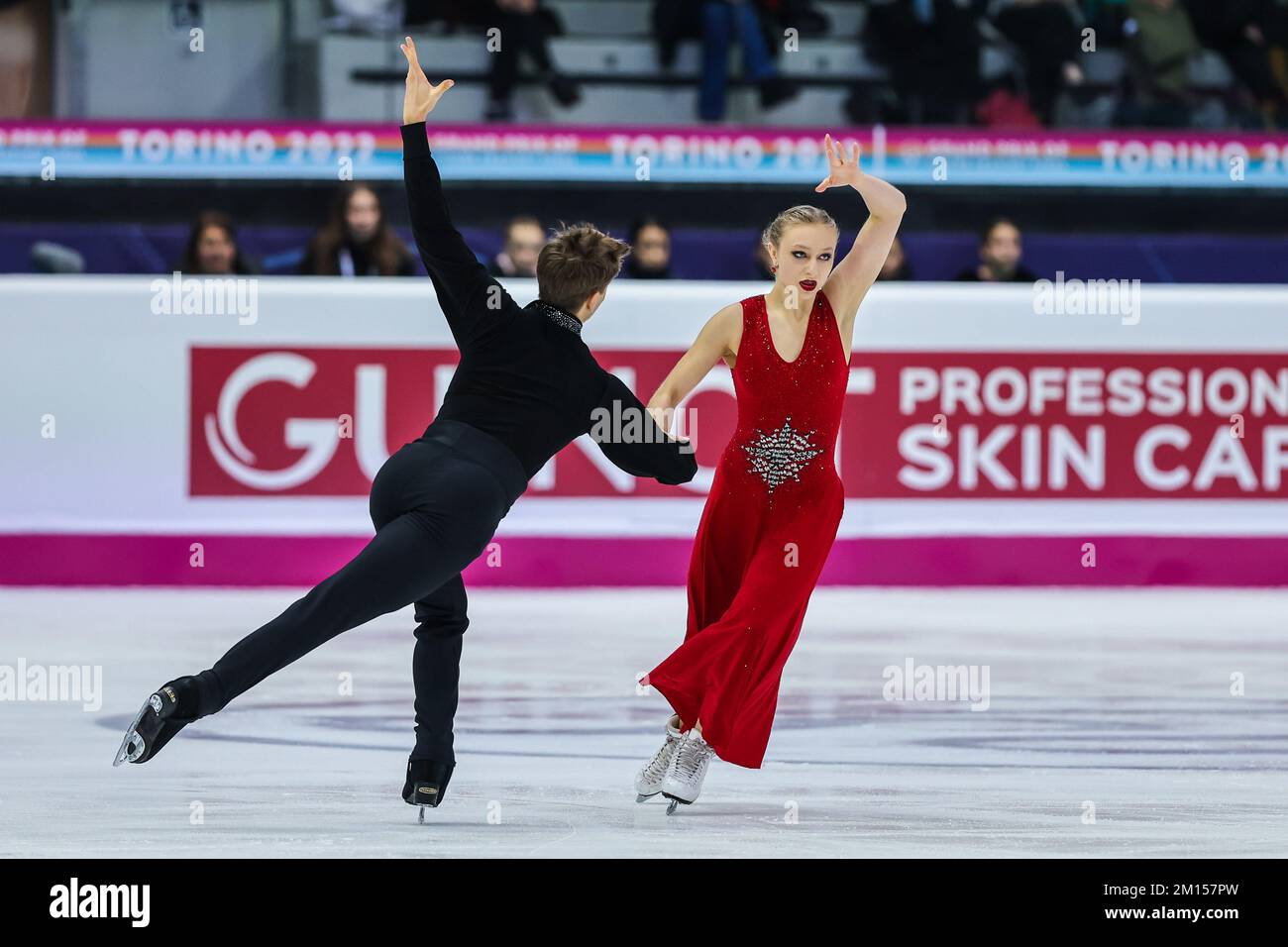 Turin, Italy. 09th Dec, 2022. Katerina Mrazkova and Daniel Mrazek of ...