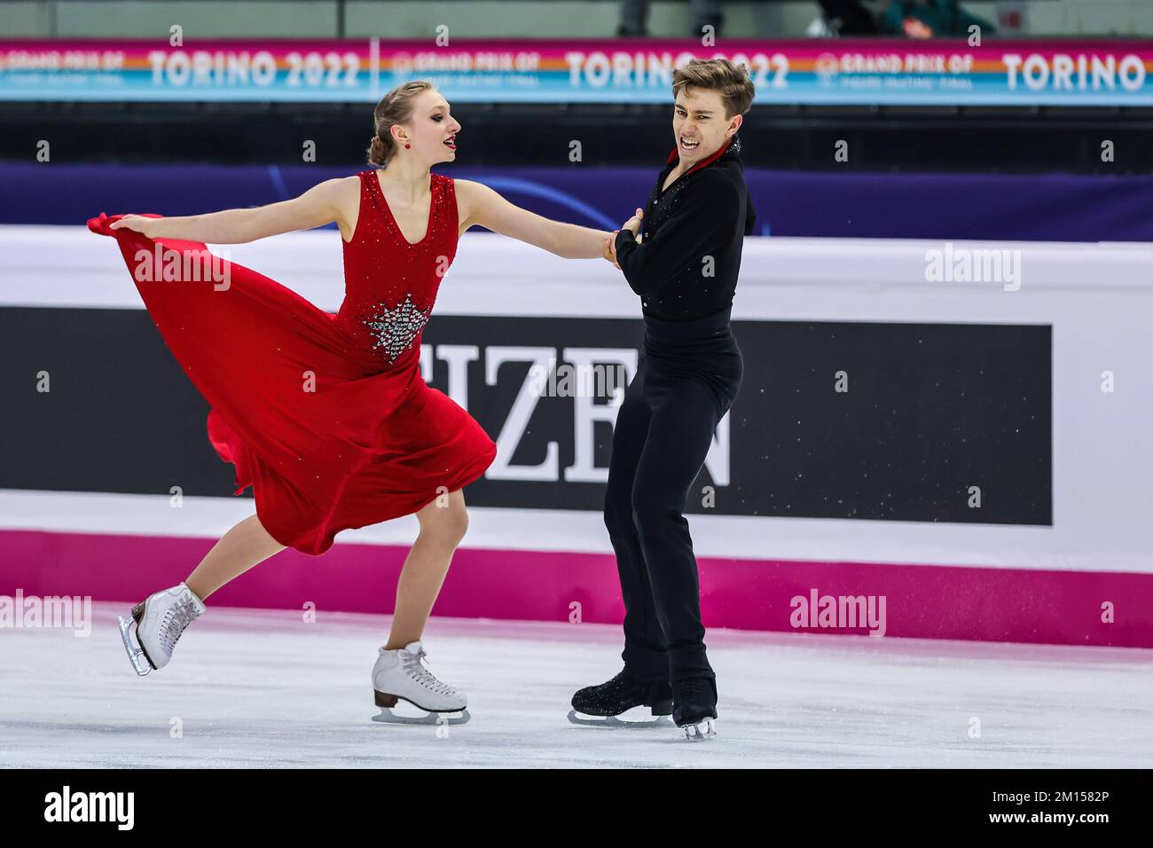 Katerina Mrazkova and Daniel Mrazek of Czech Republic compete during ...