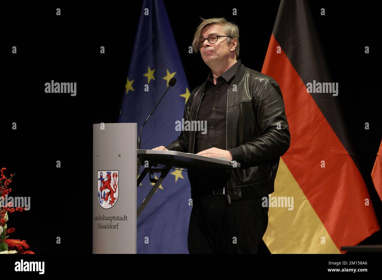 Duesseldorf, Germany. 10th Dec, 2022. Jaroslav Rudis delivers the ...