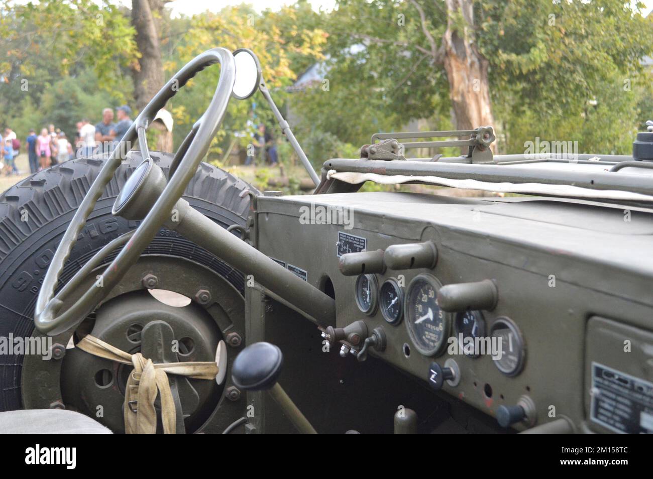 cabin, antenna car WWII Stock Photo - Alamy