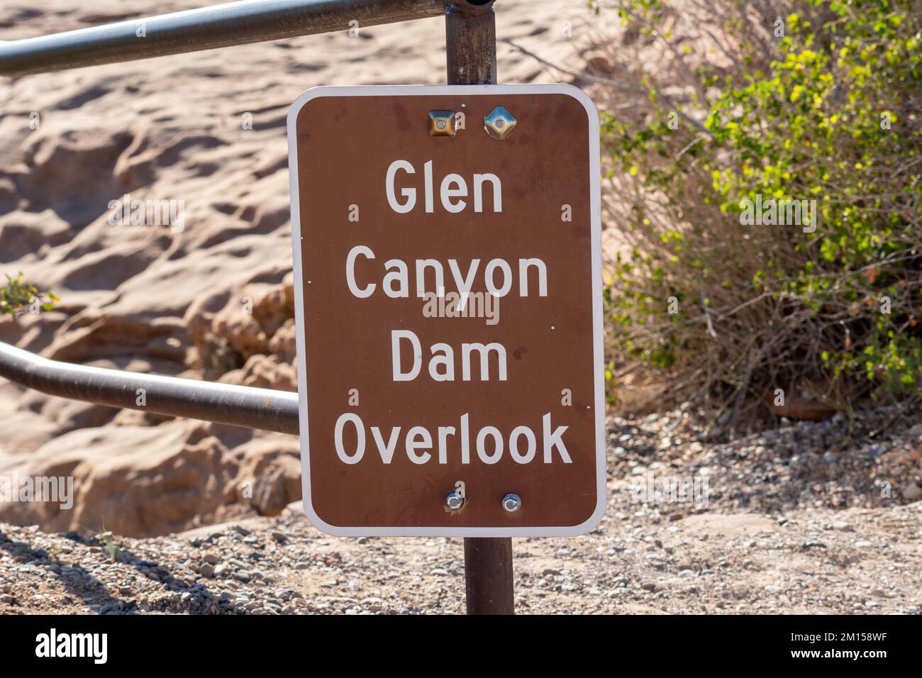 Glen canyon dam sign hi-res stock photography and images - Alamy