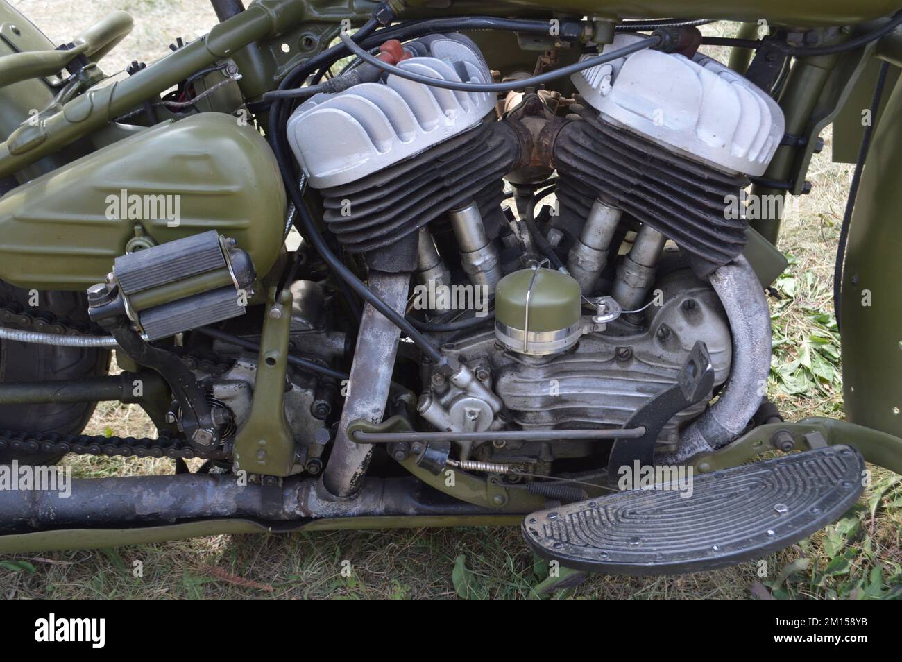 motorcycle Harley Davidson parts Stock Photo - Alamy