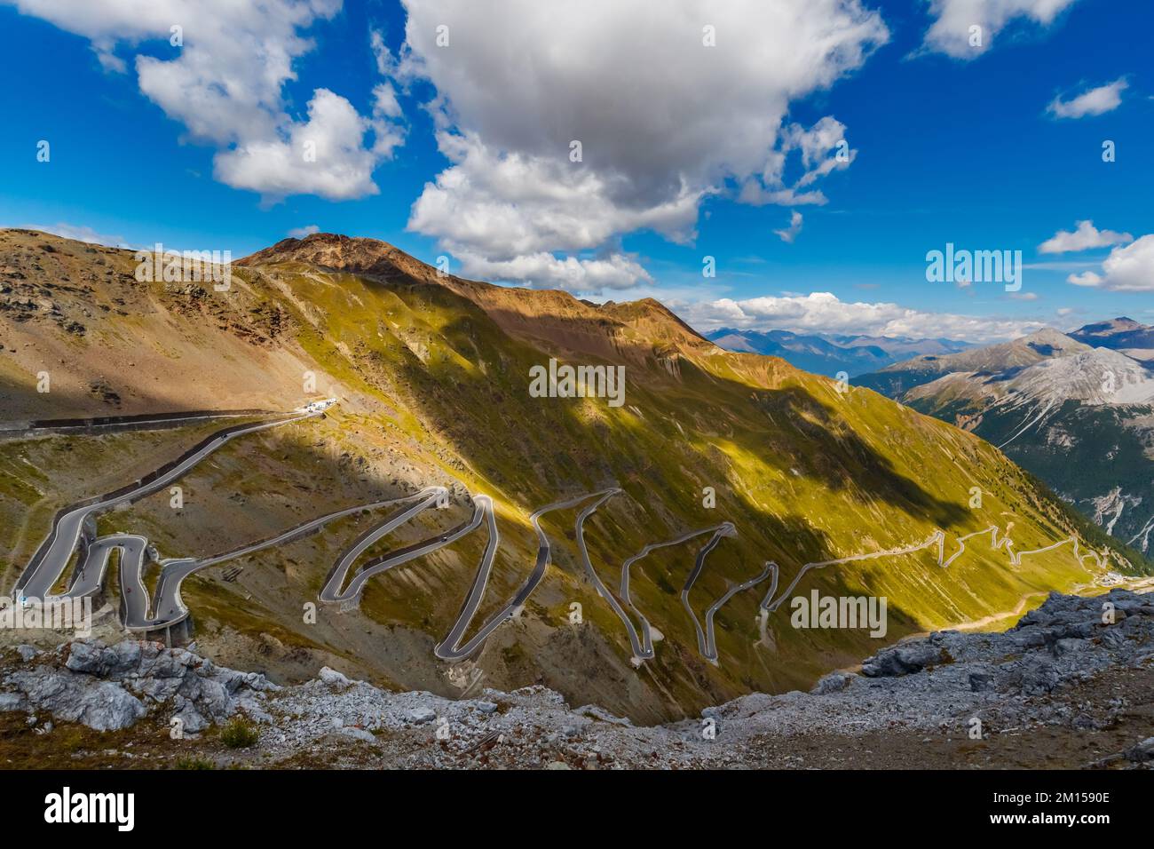 Stelvio pass aerial hi-res stock photography and images - Alamy