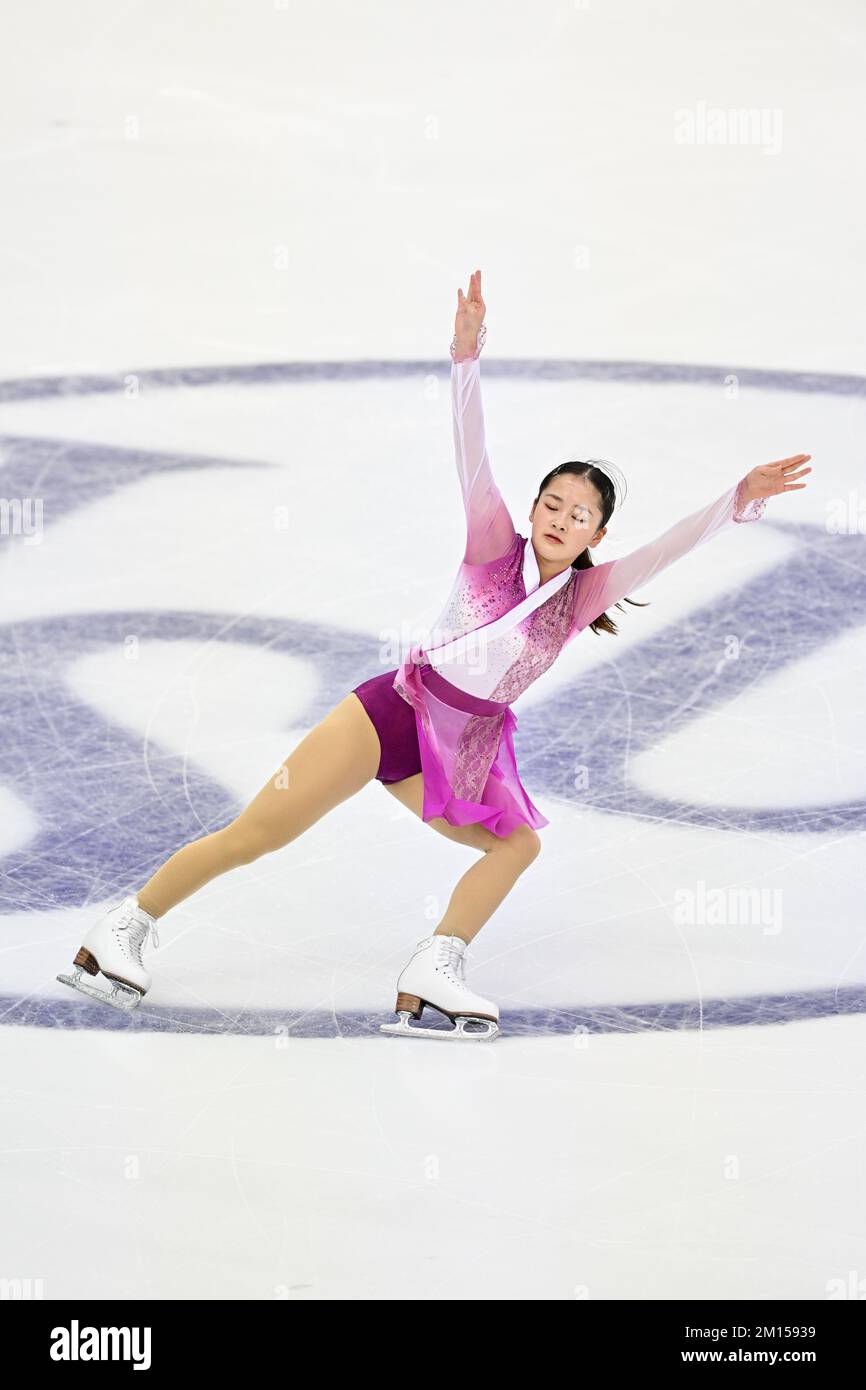 Rinka WATANABE (JPN), during Senior Women Practice, at the ISU Grand ...