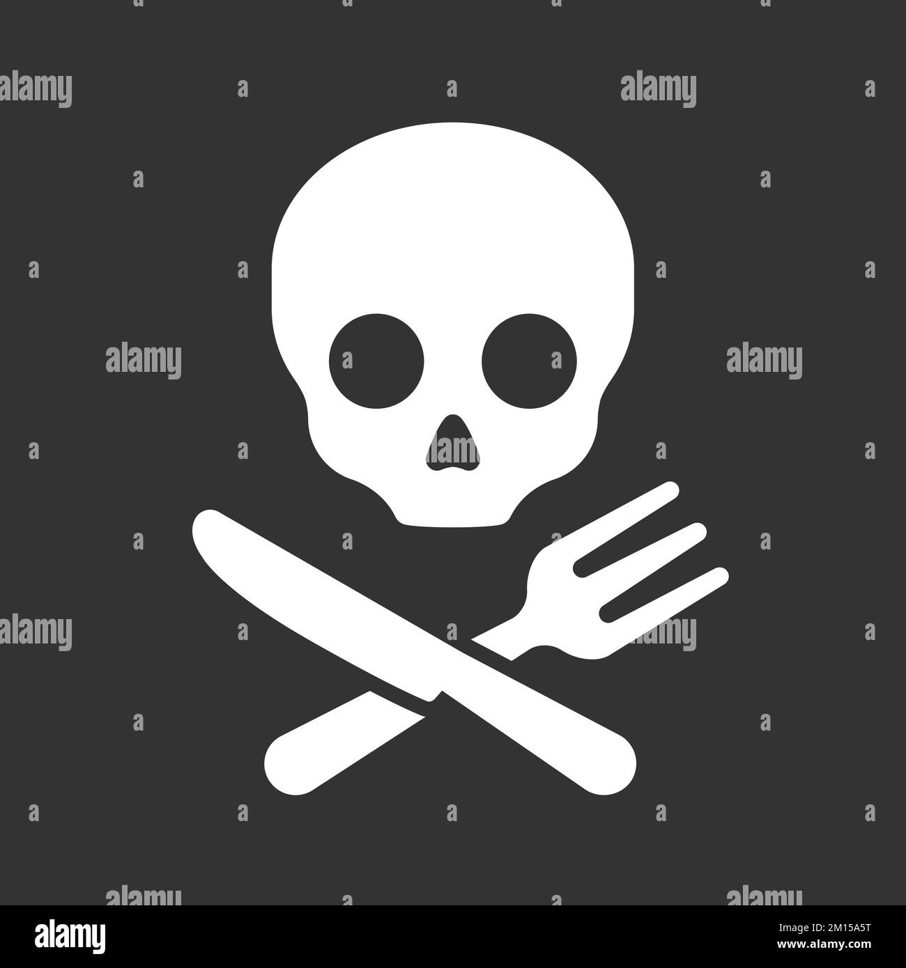 Skull and crossbones food Black and White Stock Photos & Images - Alamy