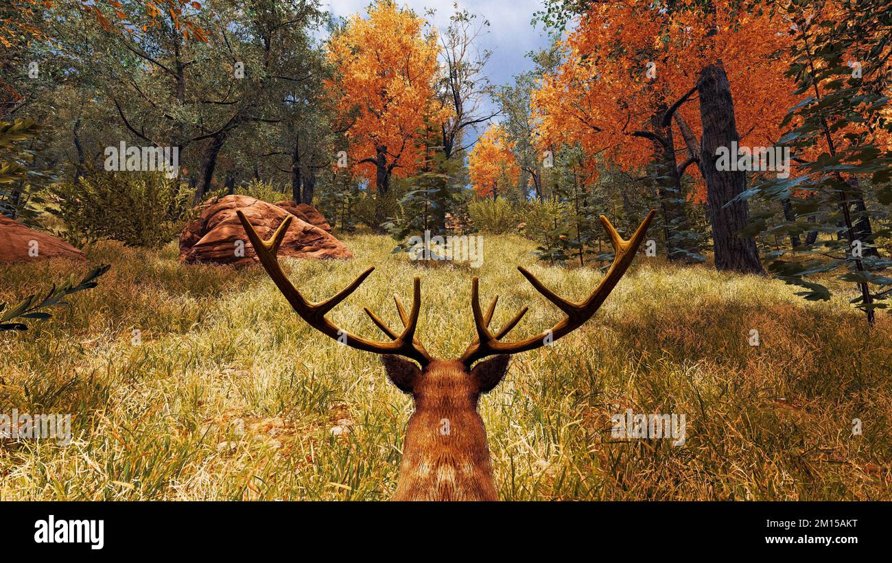 3D Render Background to ecology and sustainable development ...